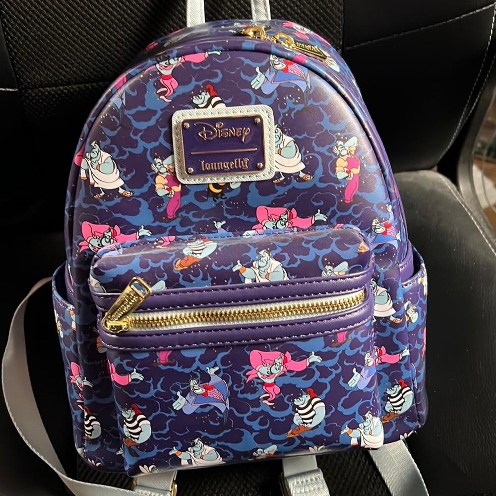 Disney Loungefly Aladdin Genie Outfits Mini Backpack - Gem